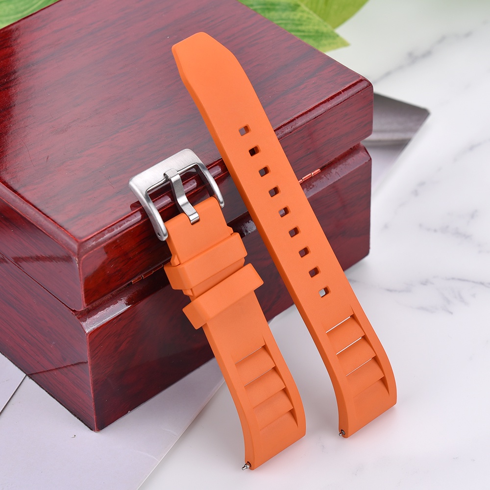 Premium Grade Fluoro Rubber Watch Strap 20mm 22mm Bracelet For New Richard FKM Watchbands Quick ...