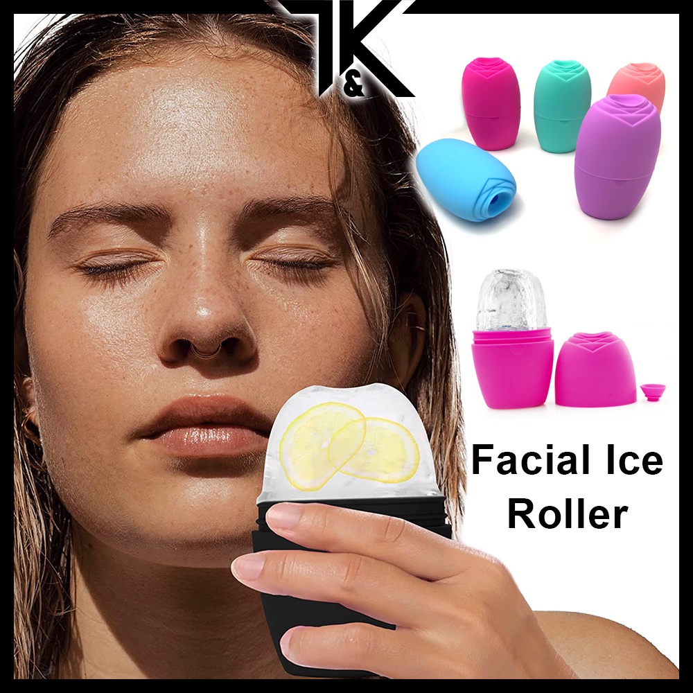 [LOCAL] Silicone Face Ice Roller Reusable | Facial Ice Massage Face ...