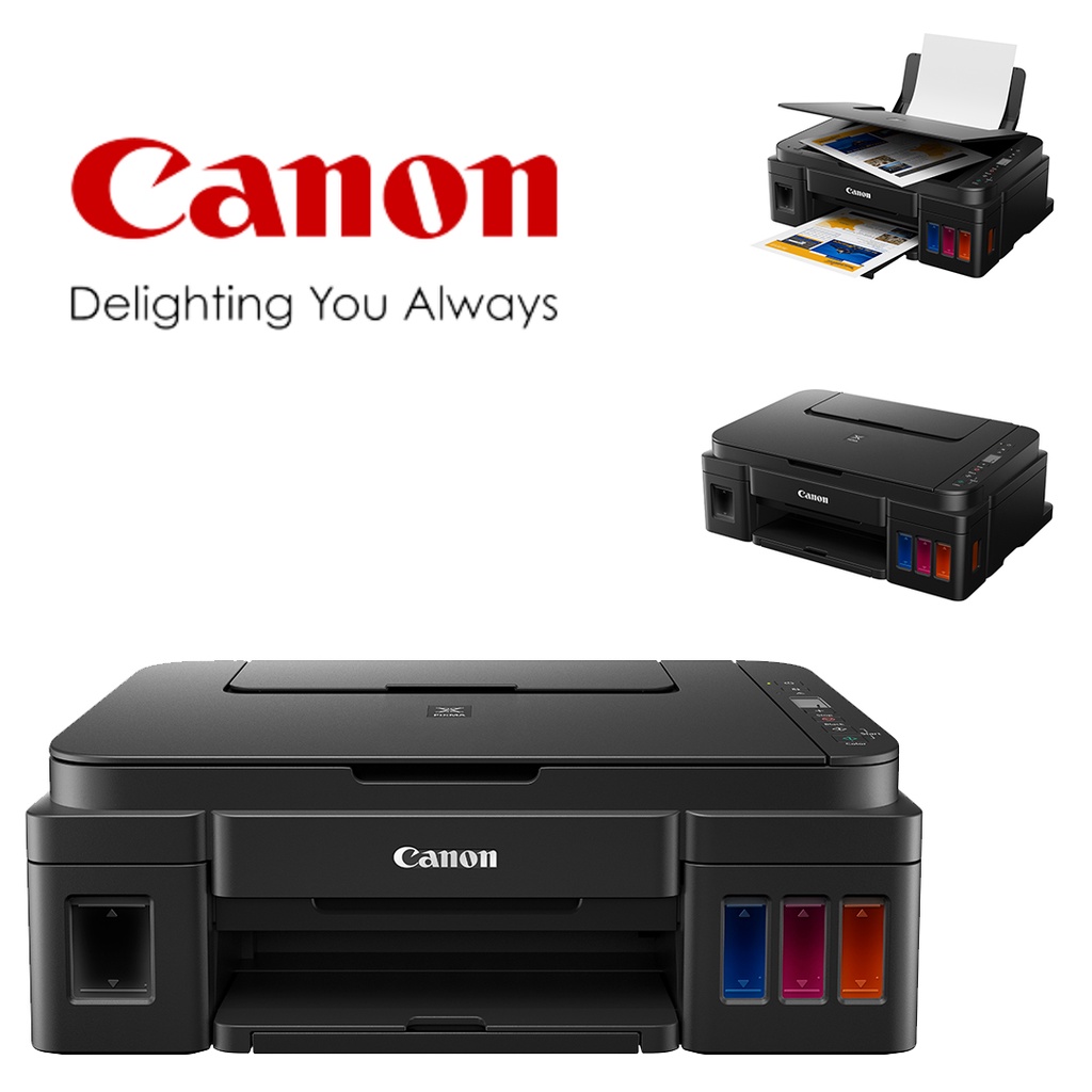 Canon PIXMA G2010 Refillable Inkjet Printer w/ 1200DPI Printing ...