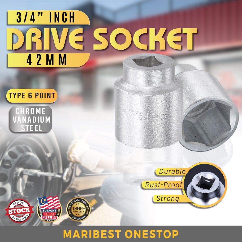 42MM Drive Plug Socket Wrench Spanner Lug Nut Wheel Spark Plug Box ...