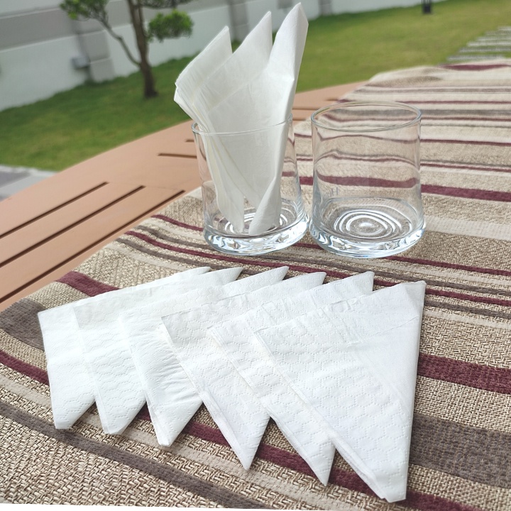 【250 Sheet】Cocktail Napkin Tissue Paper 2ply 1/4 Fold Bar Tissue Tisu ...