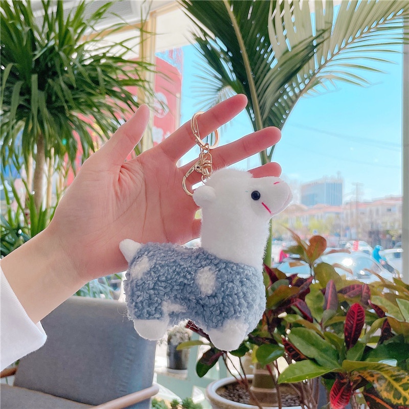 Alpaca Plush Keychain Easter Llama Soft Toy Cute Plushie Goat Doll ...