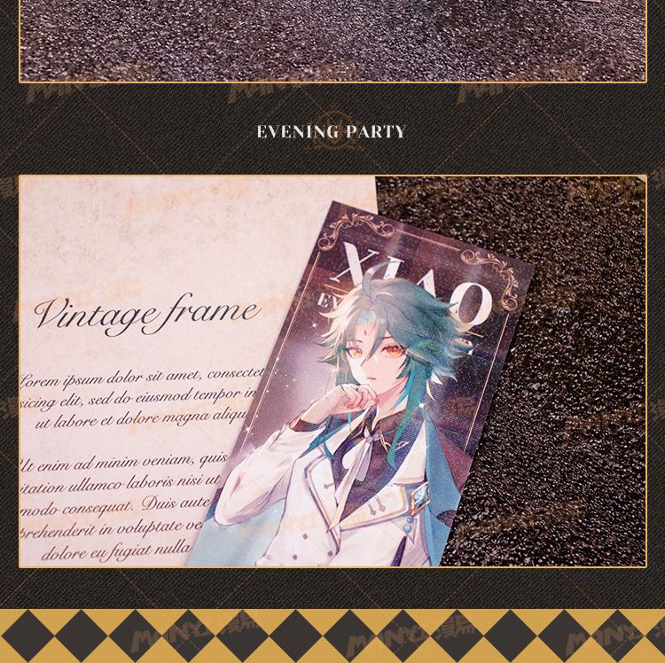 Genshin Impact Celebrity Xiao Dinner Series Peripheral Anime Standee ...