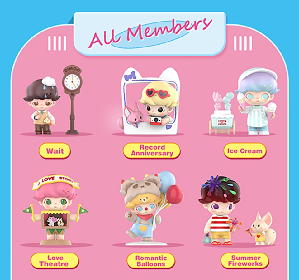 POP MART Dimoo Dating Series Blind Box Toys Birhday Gift | Shopee Malaysia