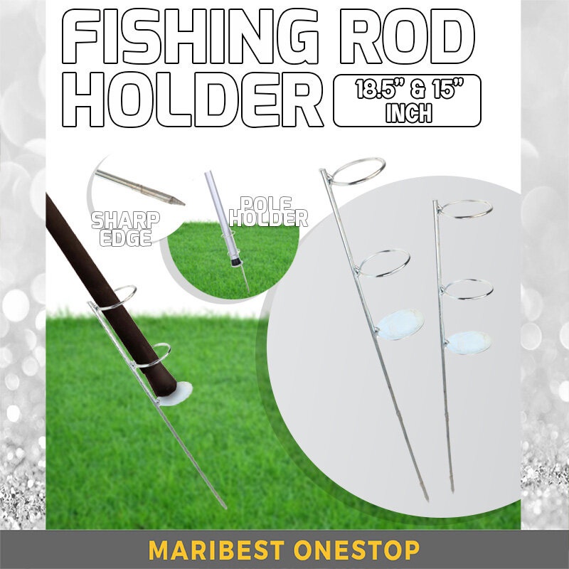 Outdoor professional protable support stand fishing rod rest 18.5" and ...