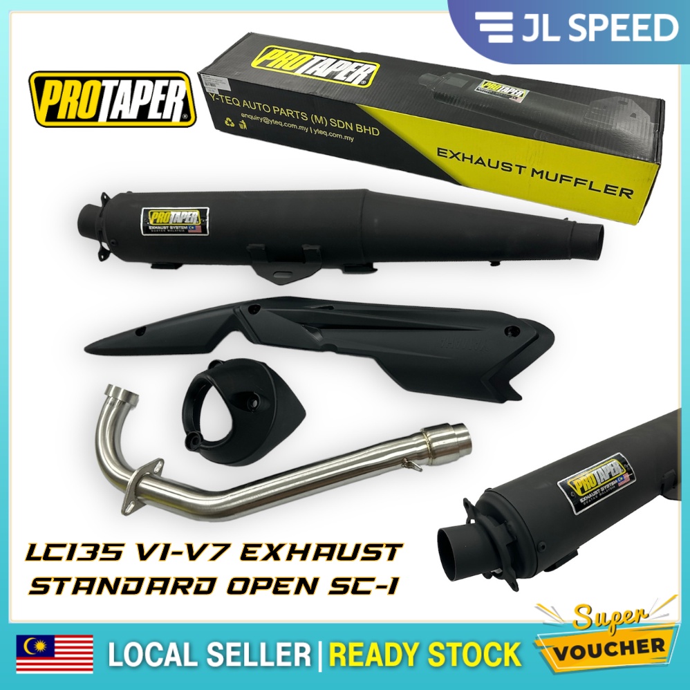 PROTAPER LC135 LC 135 V1-V7 4S/5S STANDARD OPEN RACING EXHAUST PIPE ...
