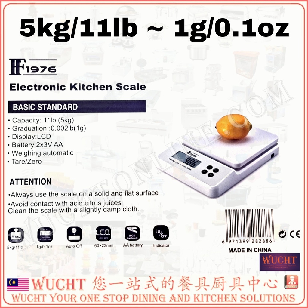 【WUCHT】5kg Constant F1976 14192-2088B Constant Digital Scale Modern ...