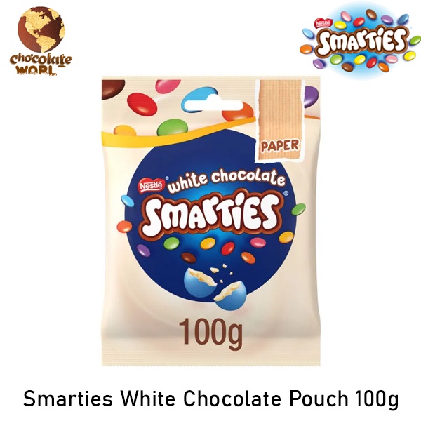 Nestle Smarties White Chocolate Pouch 100g | Shopee Malaysia