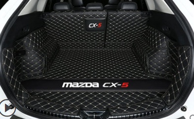 FREE POS Boot leather cover for Mazda cx-5 2017-24 car mat bonnet car ...