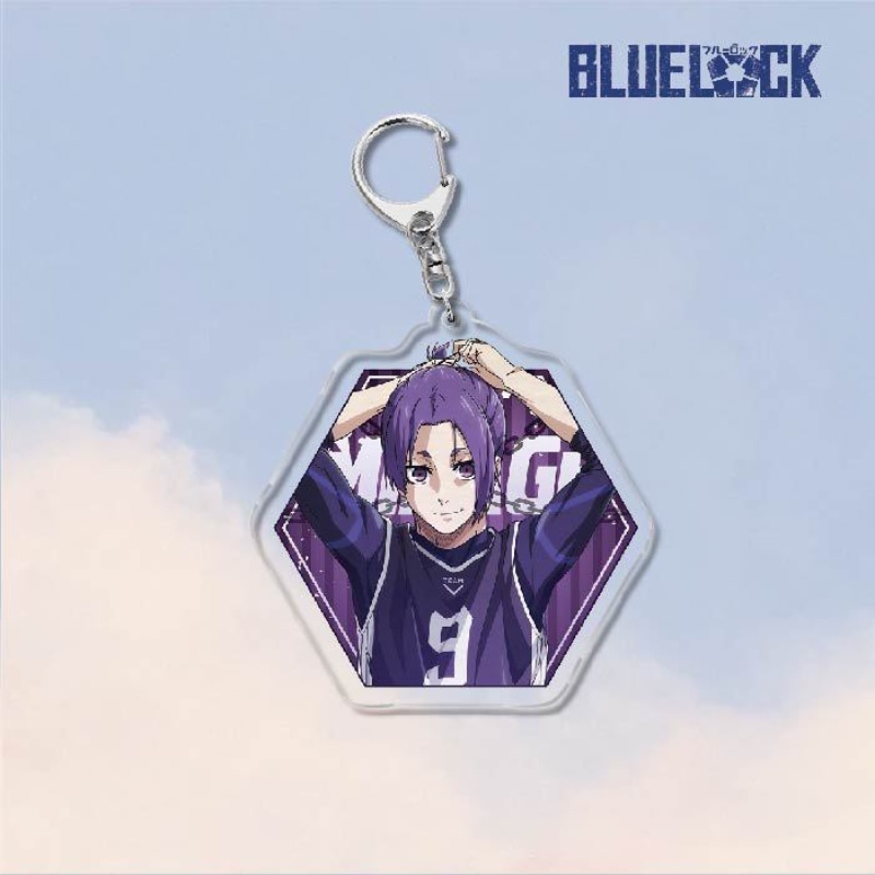 Anime BLUE LOCK Arcylic Keychain Cartoon Figures Isagi Yoichi Bachira ...