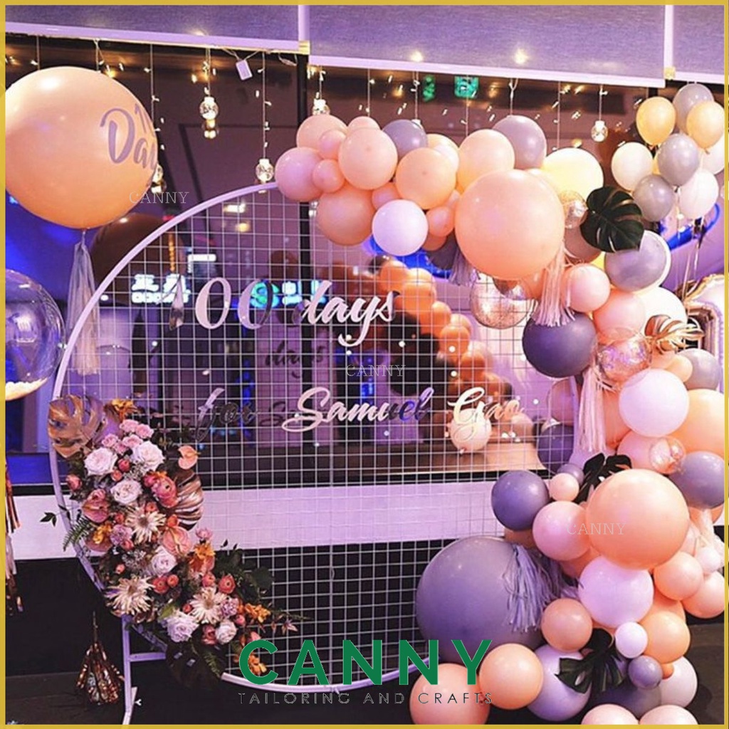 (1Set) Metal Balloon Arch Circle Balloon Stand Holder Balloon Arch ...