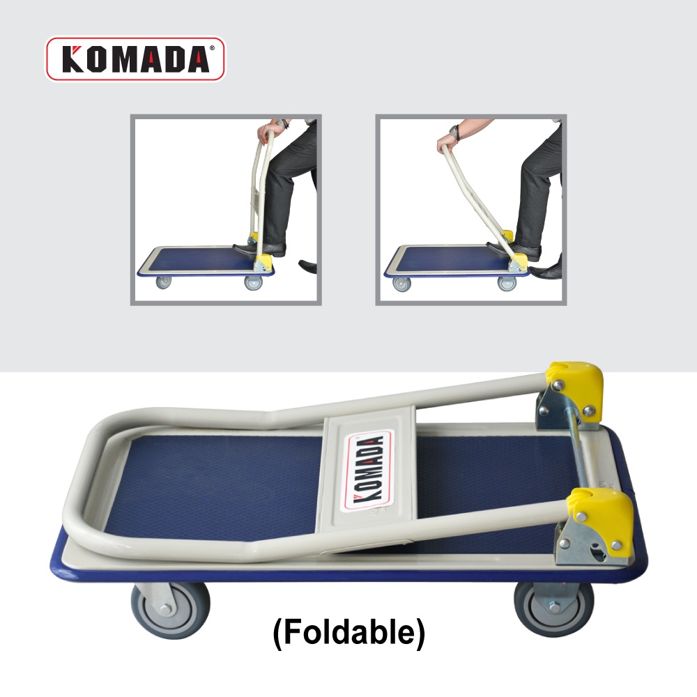 TTF Rack™ (KMT Series) KOMADA 500KG Foldable Handle Platform Trolley ...
