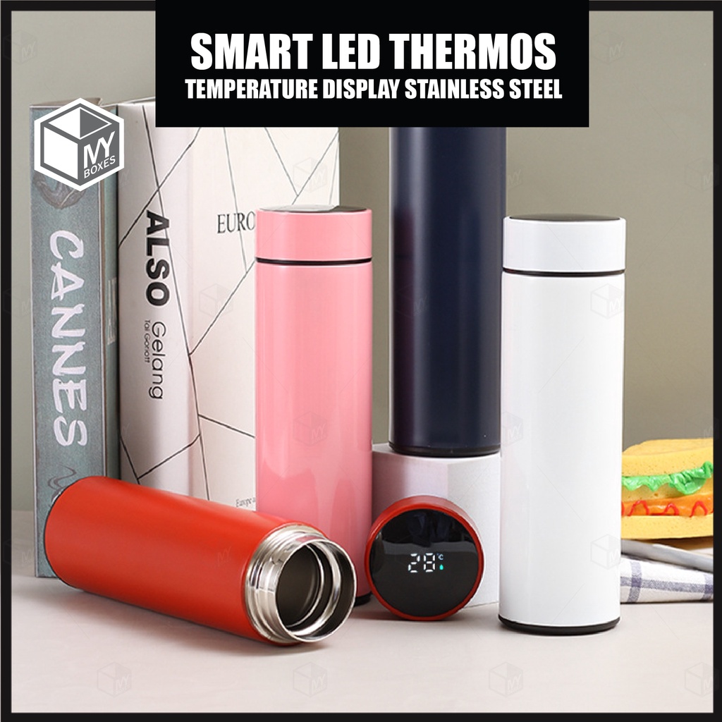 500ml Fashion Smart Temperature Flask LED Display Vacuum Thermal Flask ...