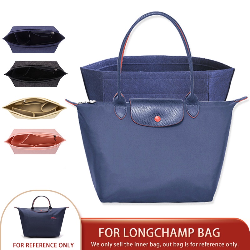 Felt Insert Bag Fits For Longchamp Handbag Liner Bag Organize Cosmetic ...