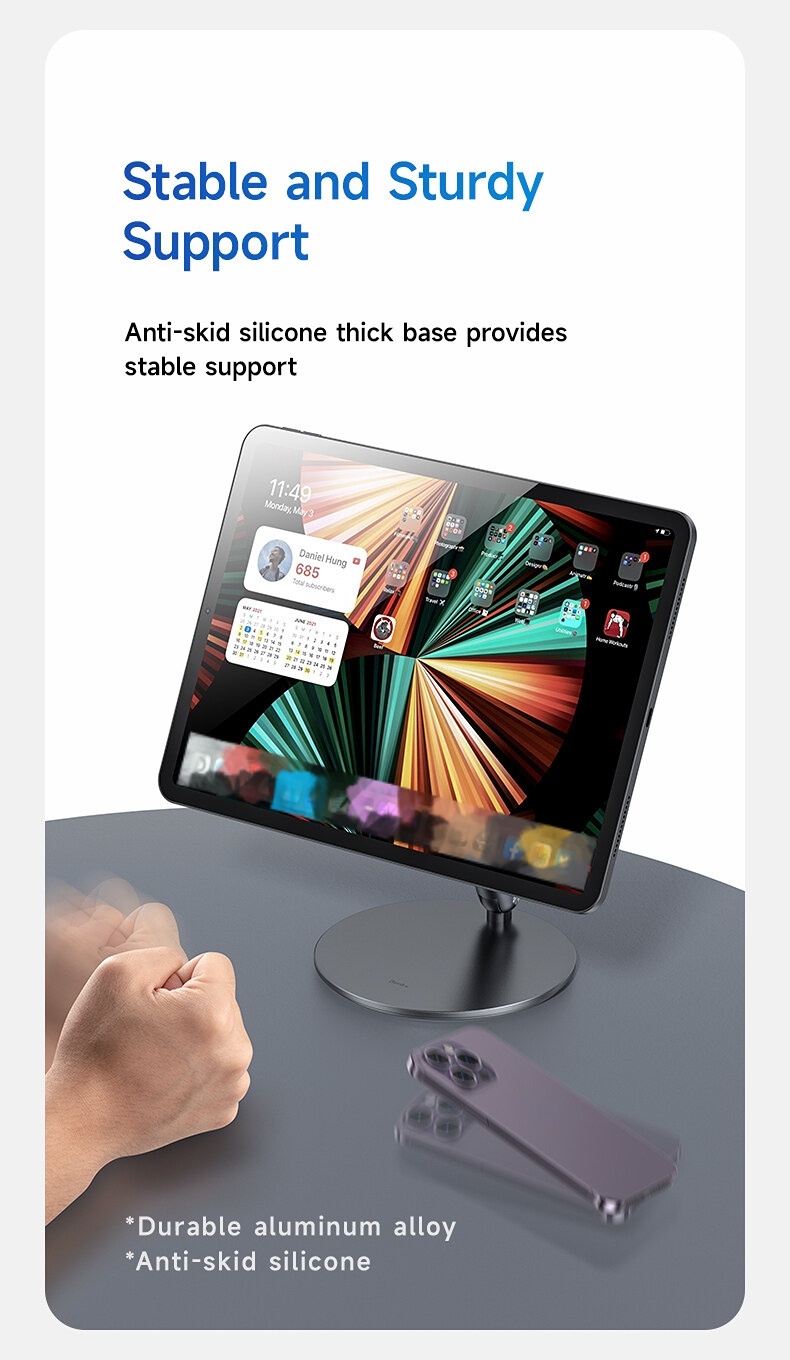 [Benks Official] Infinity Pro Magnetic Stand for IPad 360° Degress Free Adjustable Tablet Holder ...
