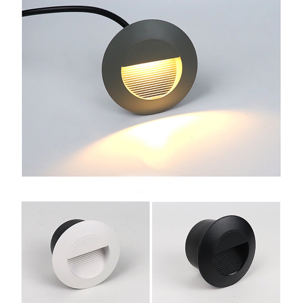 5W Outdoor Led Stair Light Round Wall Lamp Waterproof IP65 Nightlights ...