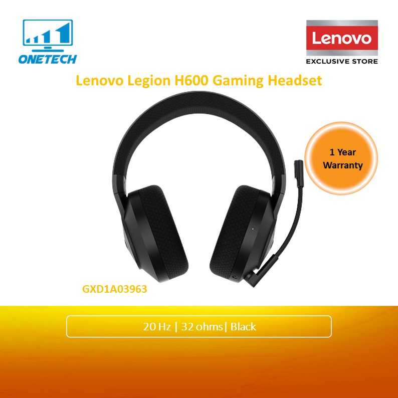 Lenovo Legion H600 GXD1C98345 Stingray / GXD1A03963 Black Wireless ...