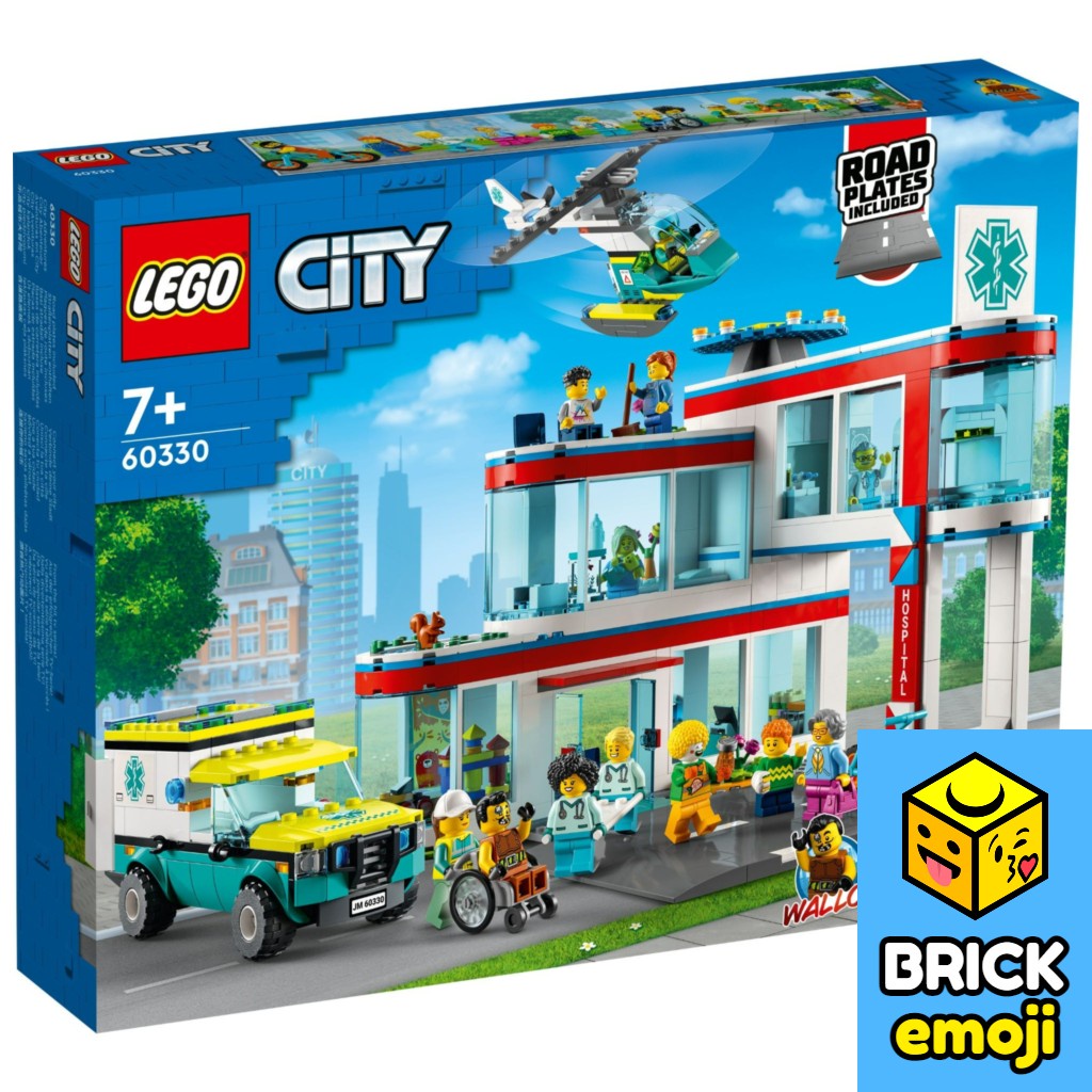 LEGO 60330 City Hospital | Shopee Malaysia