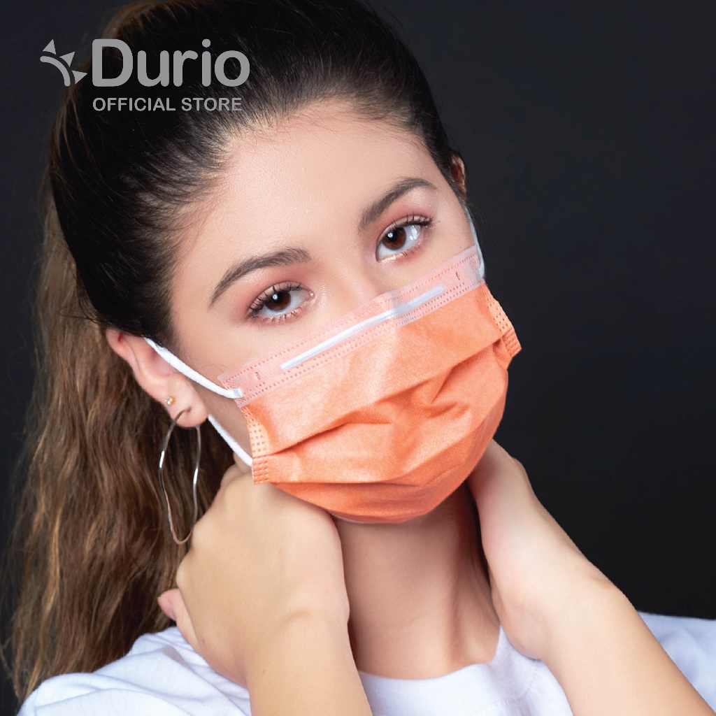 [BUNDLE OF 3 BOXES] Durio 502 Stylish 3 Ply Surgical Face Mask | Shopee ...