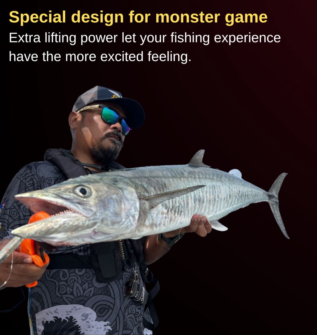 NINJ SOLID MONSTER ROD Solid & New X Concept Solid Carbon Jigging ...