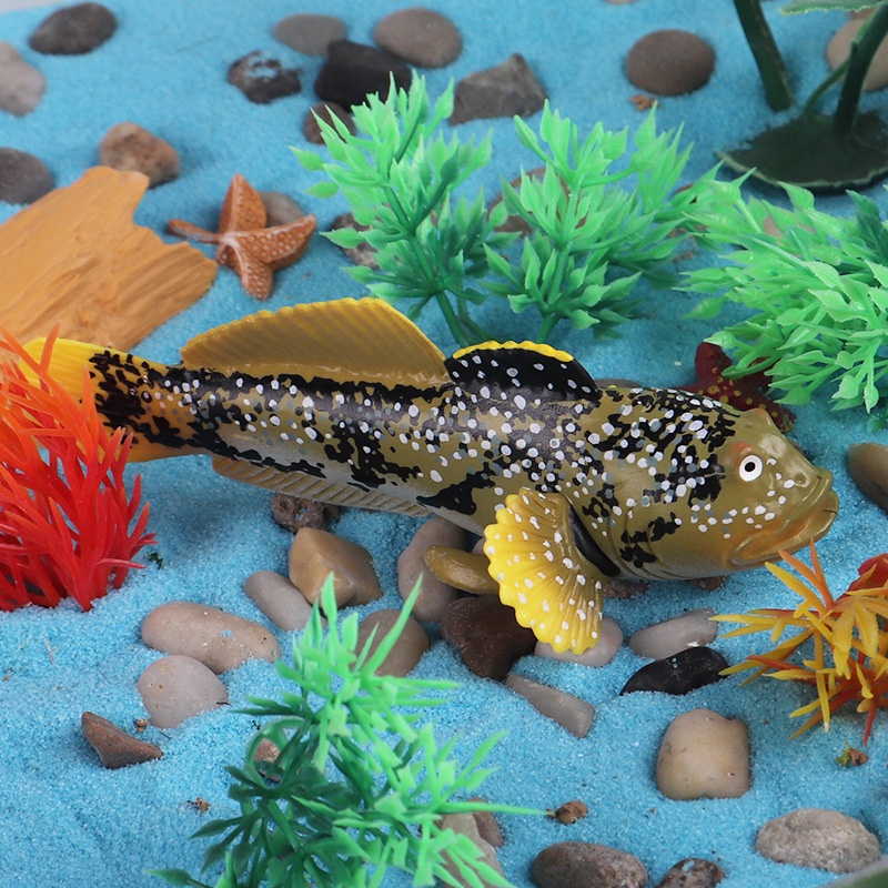 simulation model freshwater mudskipper jump fish educational toys for ...