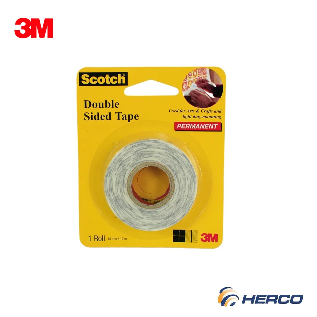 3M Scotch Double-Sided Tape 18mm x 10 Meter (1pc) | Shopee Malaysia