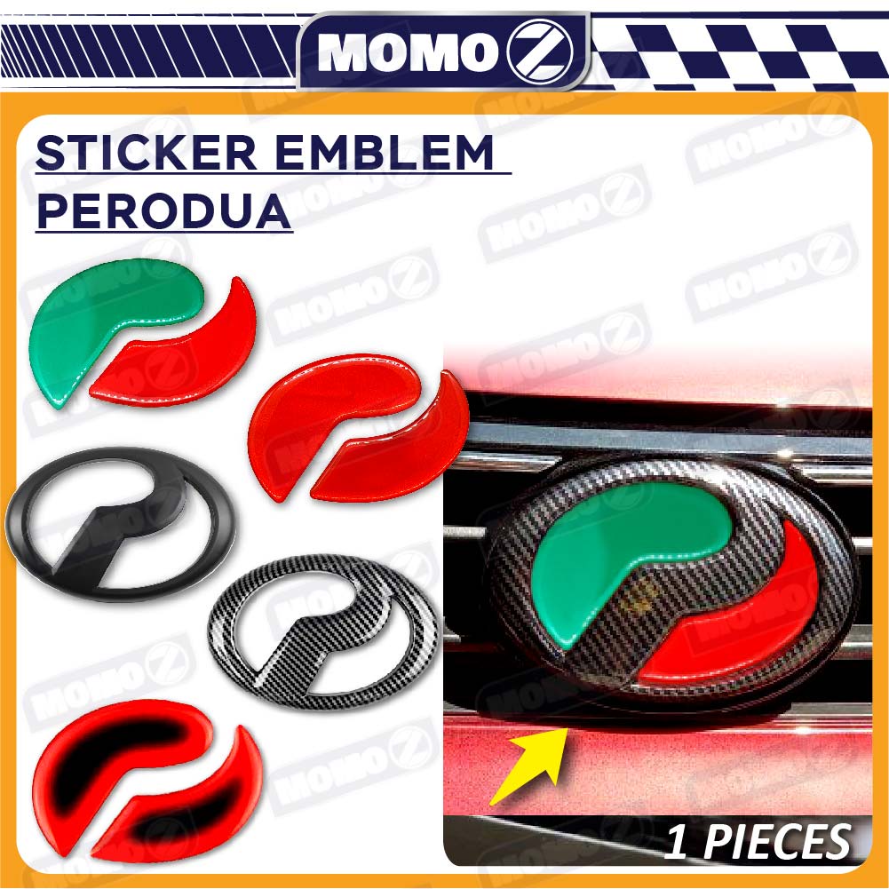 Car Perodua Rear Front Reflector Emblem 3D Logo Bonnet Emblem Sticker 2 ...