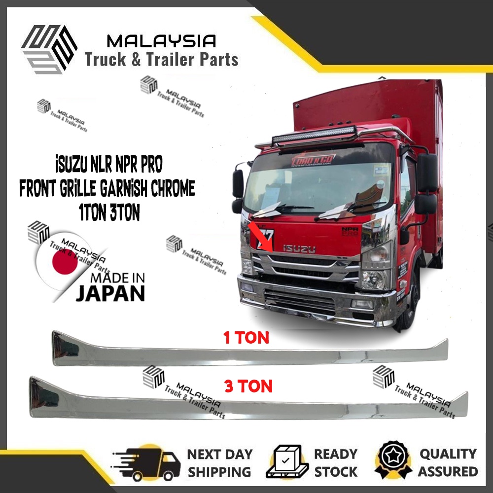 ISUZU NPR PRO NLR PRO FRONT GRILLE GARNISH CHROME 1TON 3TON ISUZU LORRY ...