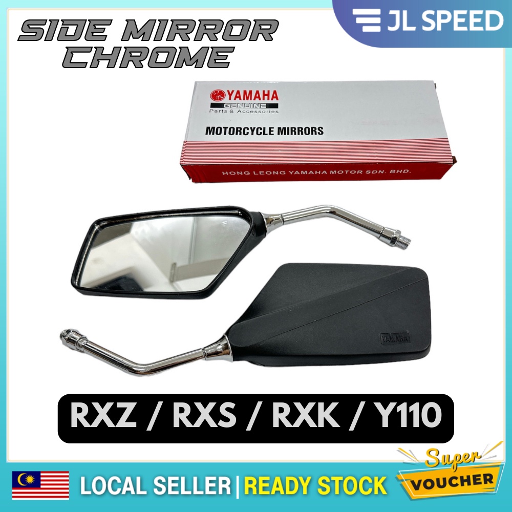 SIDE MIRROR CHROME (DESIGN RXZ) RXS 155 / RXZ 135 / RXK / Y100 SPORT ...