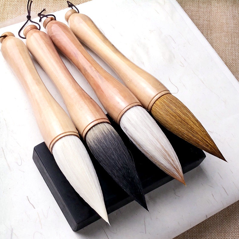 writing brush ancient chinese tool Genuine Extra Large Wolf Hao Lifting ...