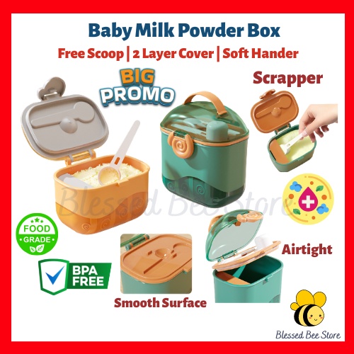 Premium Portable Baby Milk Powder Container Airtight Container Milk ...
