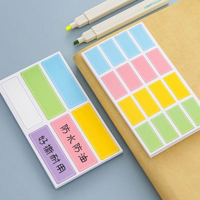 40/60/160pcs Index Tab Stickers Candy Color Classfication Label Marks ...