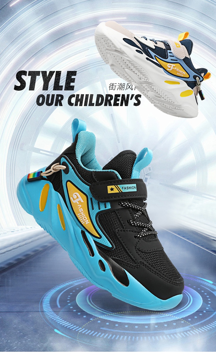 【NBGAGA】New Boys' Running Shoes Mesh Breathable Children's Shoes ...