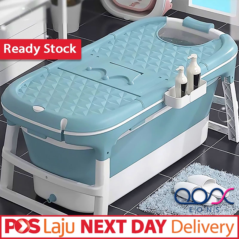 💖 HEAT RETENTION 💖 Collapsible Restroom Soaking Bath Tub Transportable ...