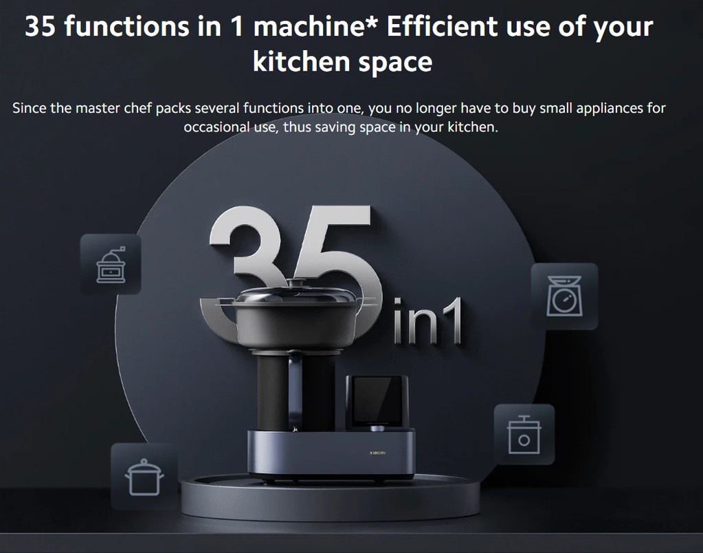 Xiaomi Multifunctional Smart Cooking Robot Machine | CookingIoT Intelligent Cooking Algorithm ...