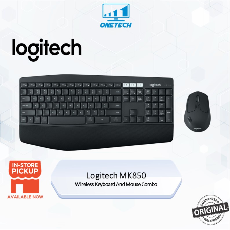 Logitech MK850 Performance Keyboard And Mouse Combo ( Wireless / Palm ...
