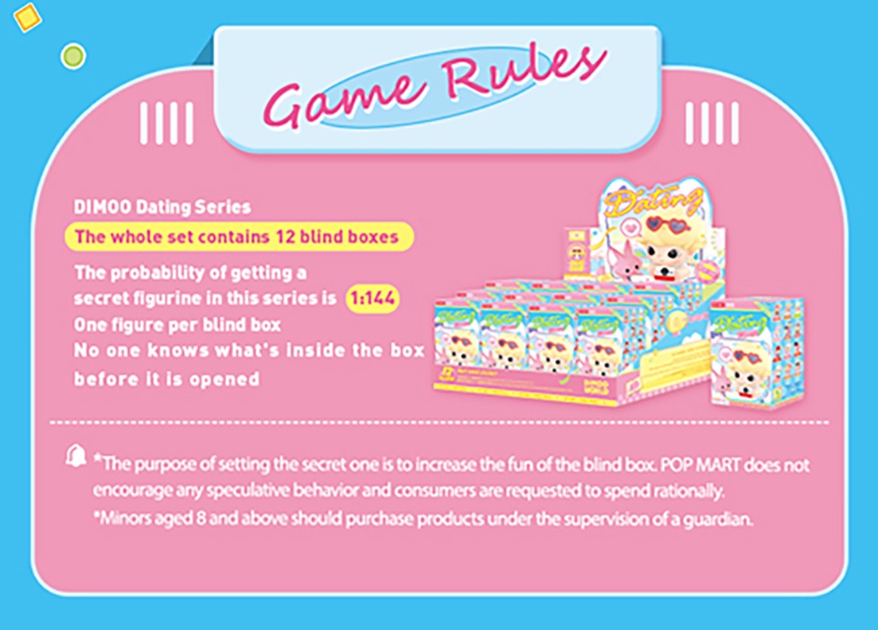 POP MART Dimoo Dating Series Blind Box Toys Birhday Gift | Shopee Malaysia