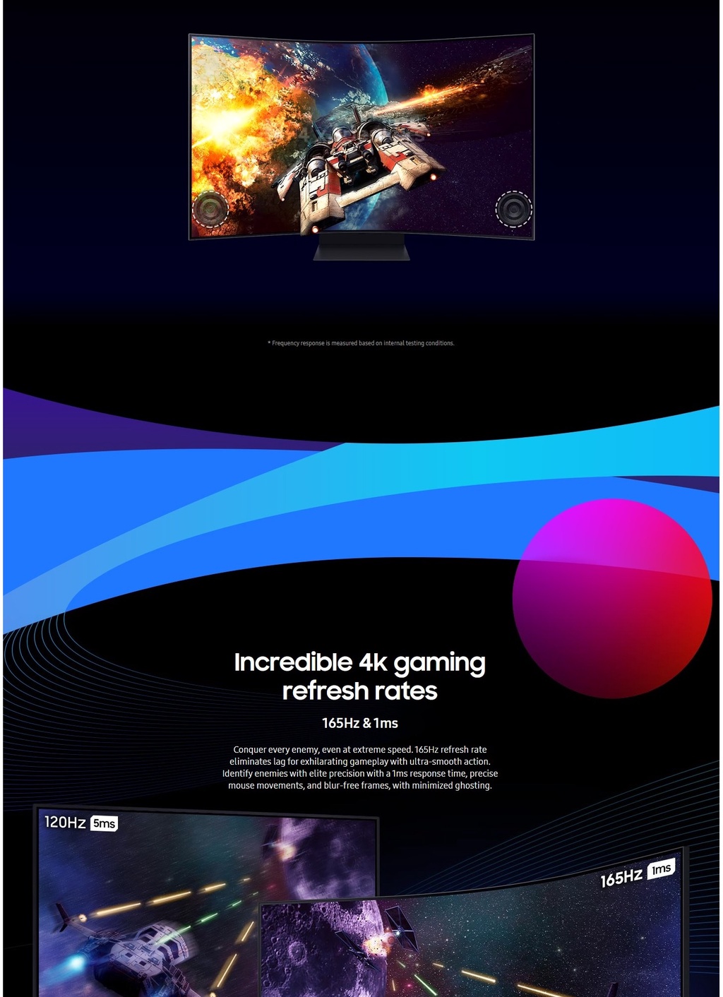 SAMSUNG ODYSSEY ARK G97 55" 4K CURVED GAMING MONITOR (3 Years Warranty ...