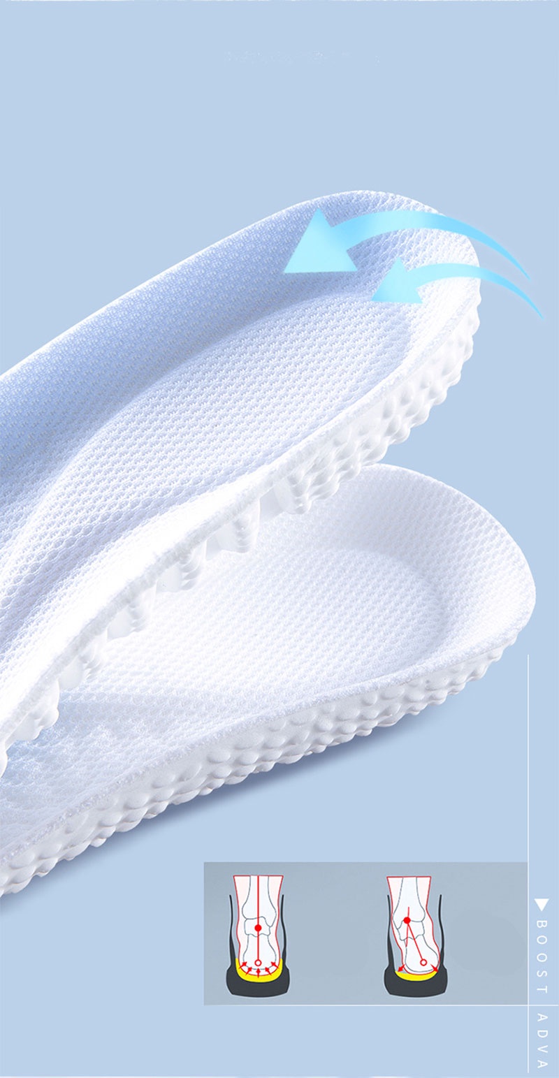 Running Insoles for Shoes Sole Orthotic Insole Arch Support Flatfoot ...