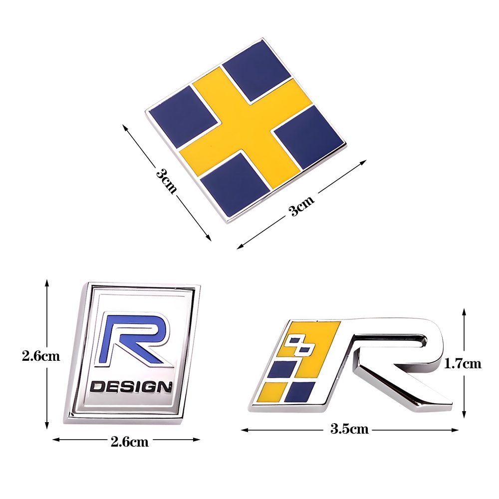 Modified Polaris Volvo Ocean Race R Desig Metal 3D Car Sticker For ...