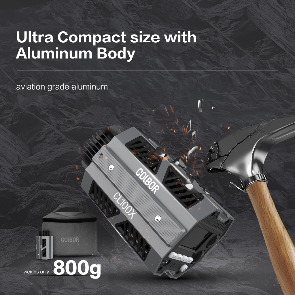 SYNCO COLBOR CL100X CL100XM LED Video Light Bi-Color 110W 2700K-6500K ...