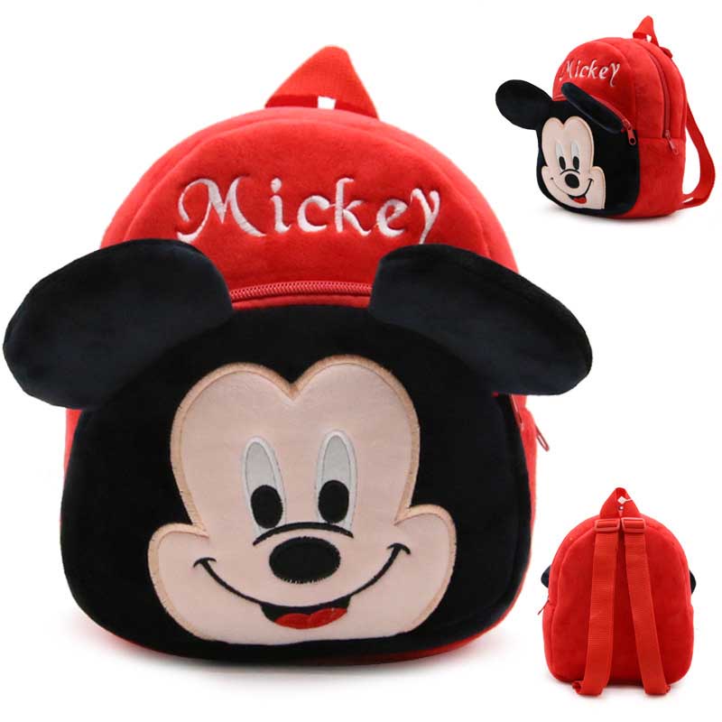 Disney Plush Backpack For Girls Boys Cartoon Mickey Winnie Pooh ...