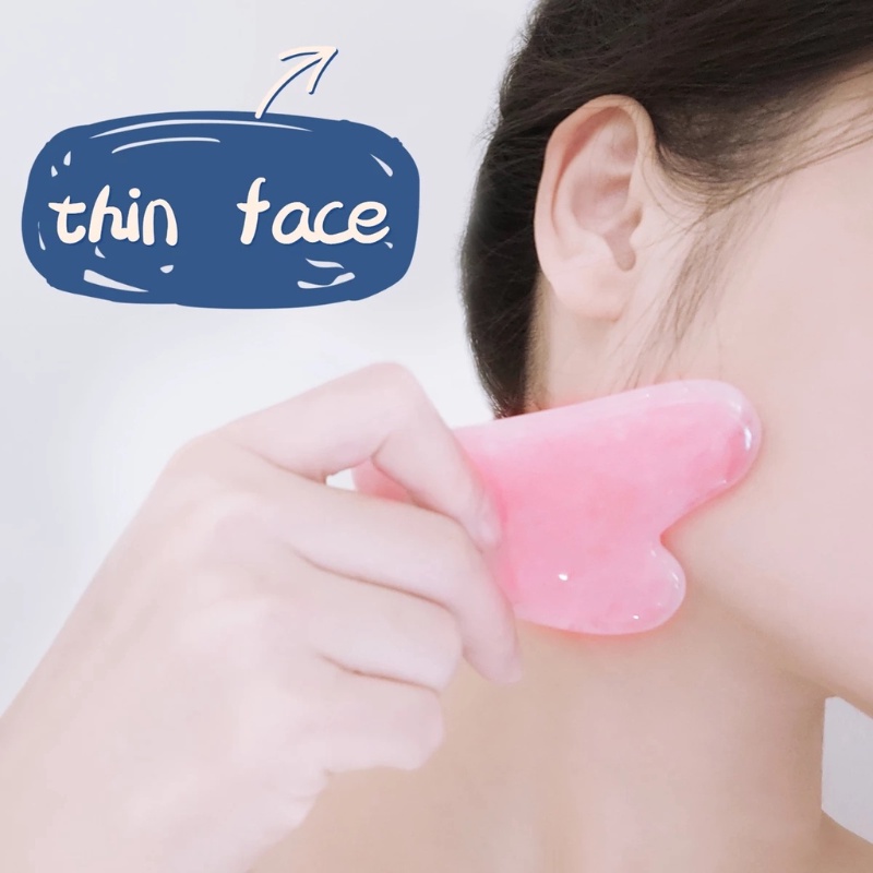 Natural Jade Roller Face Massagers Gua Sha Set for Face Gouache Scraper ...
