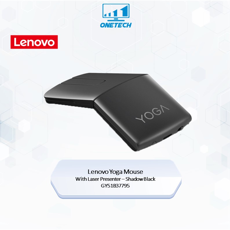 Lenovo Yoga 2.4GHz Wireless Mouse With Laser Presenter (GY50U59626 Iron ...