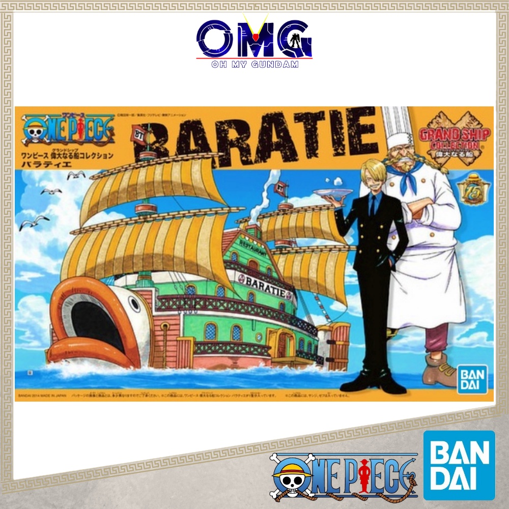 Bandai One Piece Grand Ship Collection Baratie 57425 Baratie Ship Plamo ...