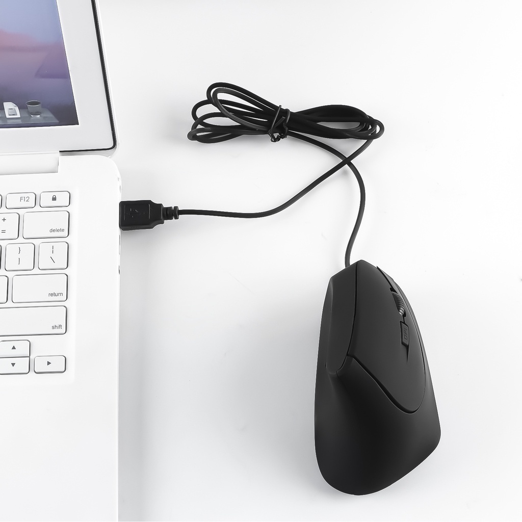 Wired Mouse Vertical Seven Generation Mouse Ergonomic Silent Mouse 5D ...
