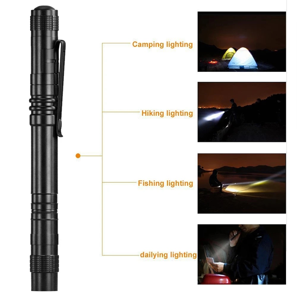 XIWANGFIRE Mini Portable LED Flashlight Pocket Ultra Bright High Lumens ...