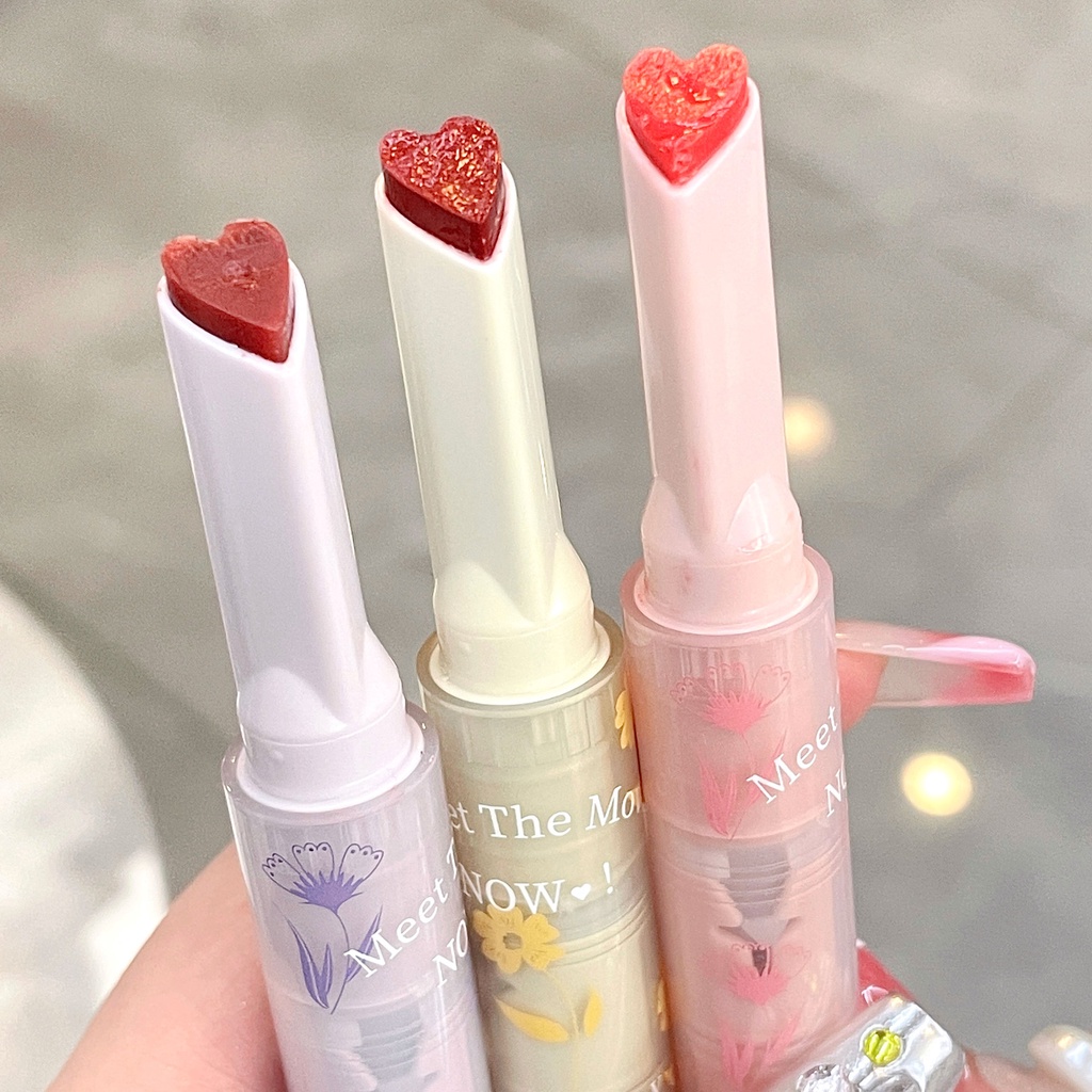 Gege Bear The Flowers Lipstick Moisturize Water Proof Lip Gloss Nature ...