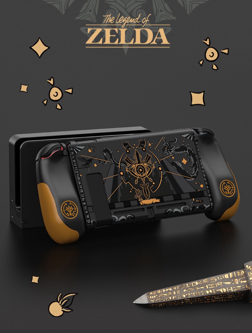 Zelda Theme Soft Silicone Protective Case for Nintendo Switch/Switch ...