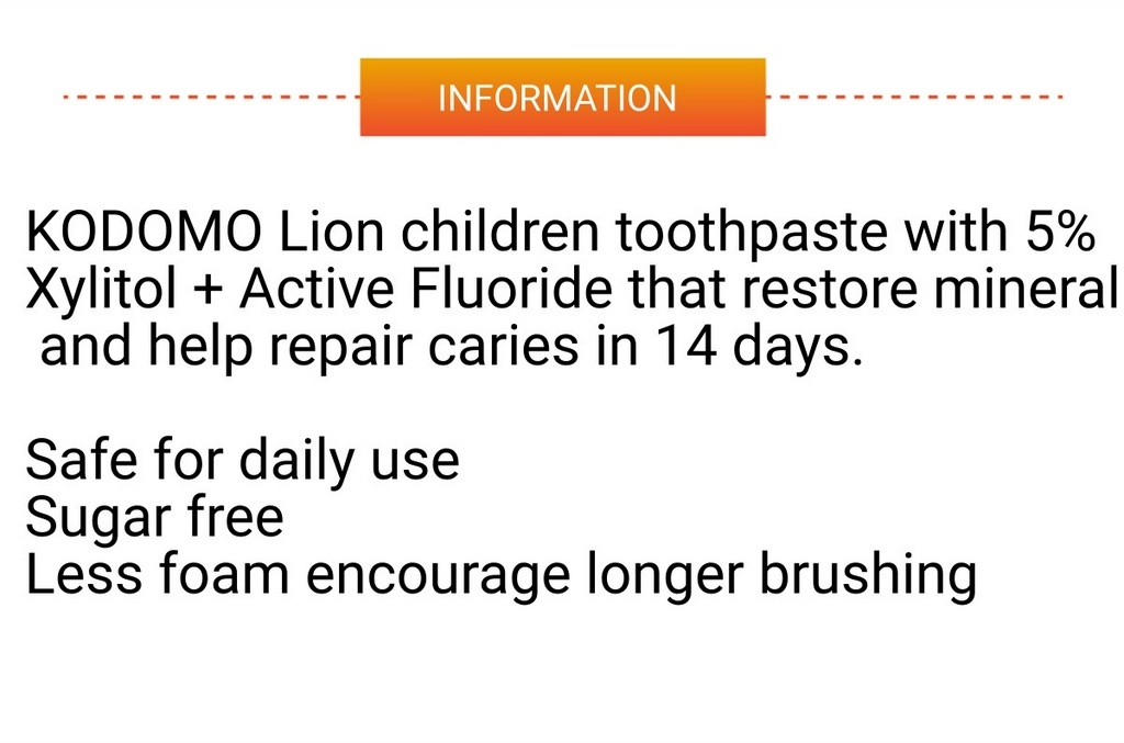 KODOMO Lion Toothpaste 80g | Shopee Malaysia